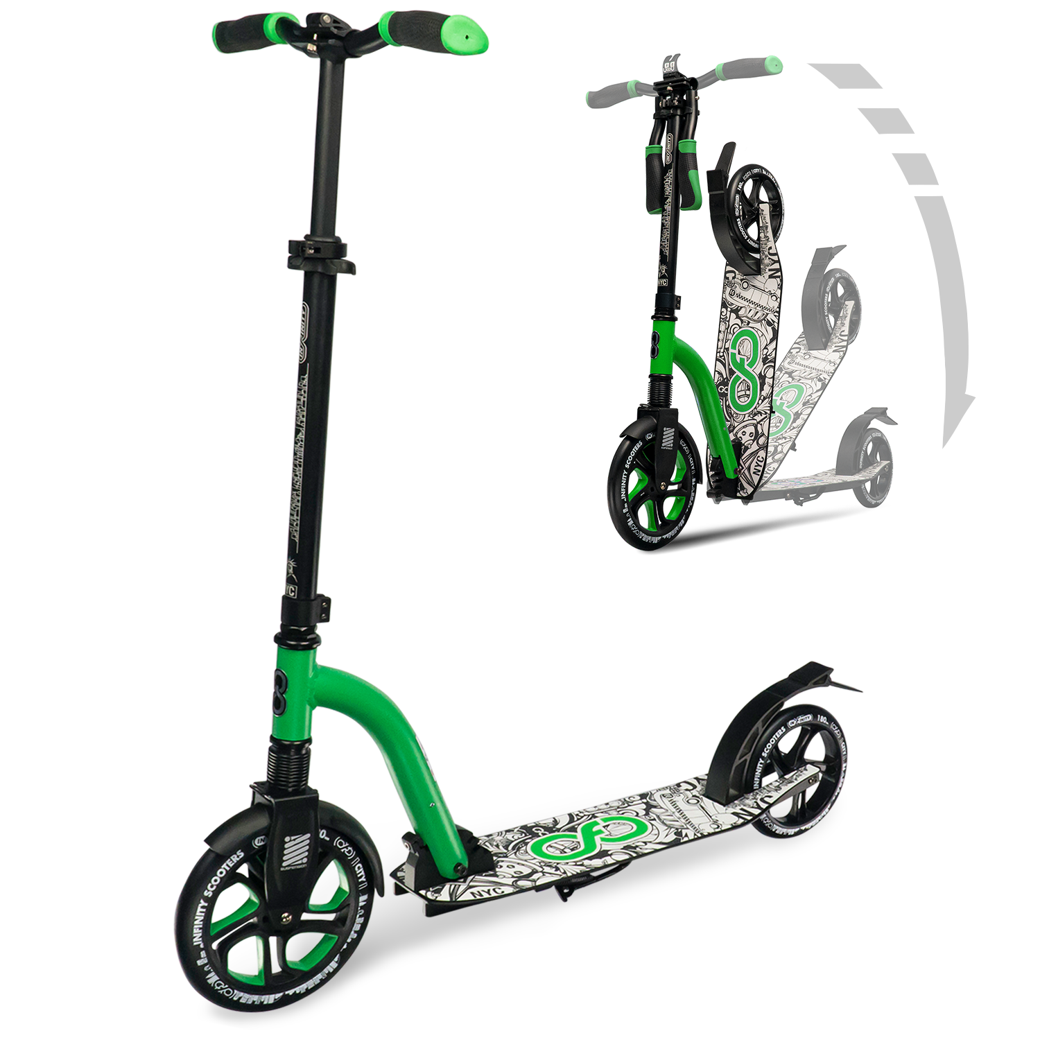 Crazy Skates NYC Foldable Kick Scooters EBay Crazy Skates NYC Foldable Kick Scooters EBay